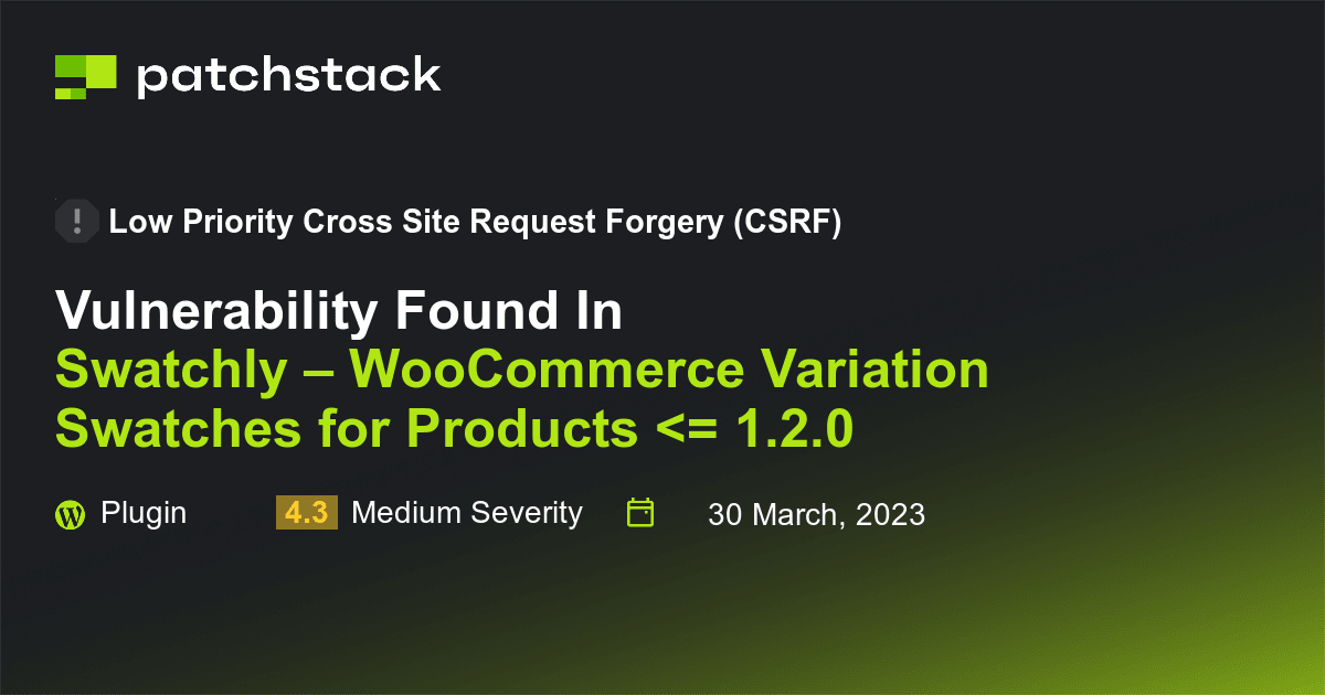 WordPress Swatchly – WooCommerce Variation Swatches for Products plugin